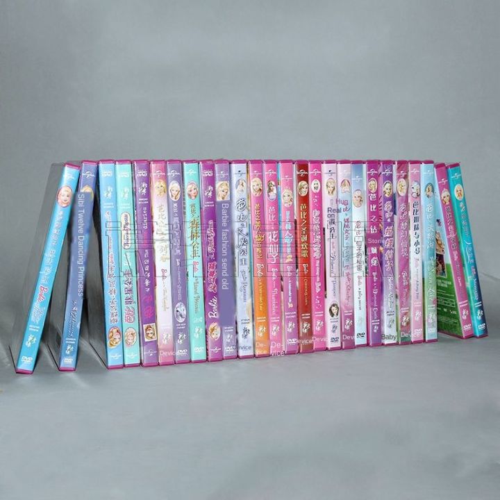 Barbie Princess DVD full set of authentic high-definition movies 26DVD ...