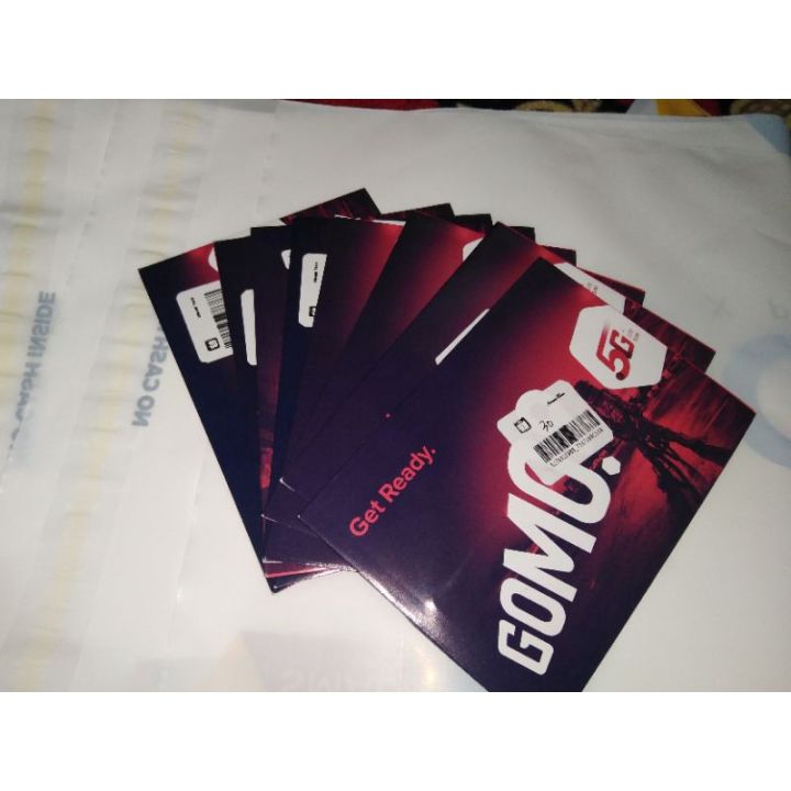 GOMO Vanity Special Number SIM 5G/LTE with Free 30GB No Expiry data ...