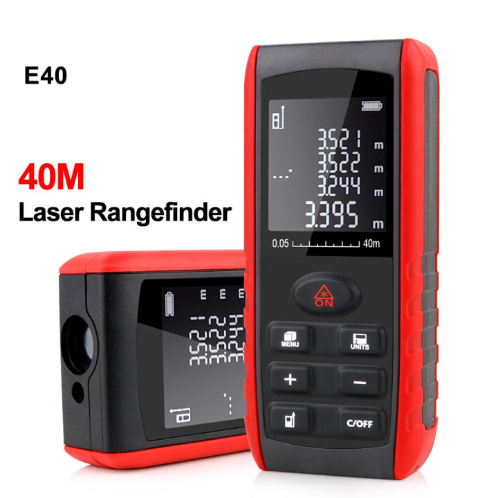 Laser Distance Meter 40m/60m/80m/100m Rangefinder Measurer Reader For ...