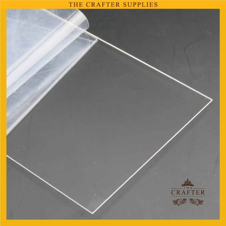 Clear Transparent Acrylic Sheet 2mm/ Bigger size Pre Cut Size Plastic ...