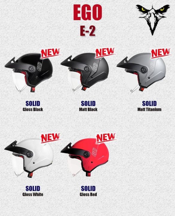 Mũ Bảo Hiểm 3/4 Mái Che Thể Thao EGO E-2 - EGO Mall | Lazada.vn