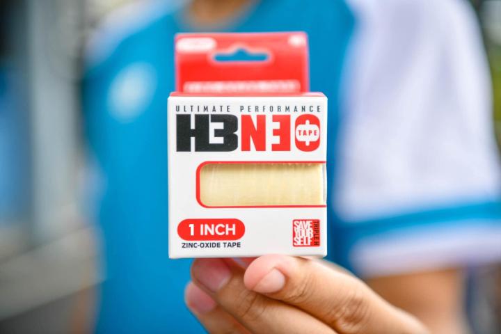 H3 NEO Tape เทปผ้า ZINC OXIDE TAPE 1 นิ้ว พยุงกล้ามเนื้อ ออกกำลังกาย ...