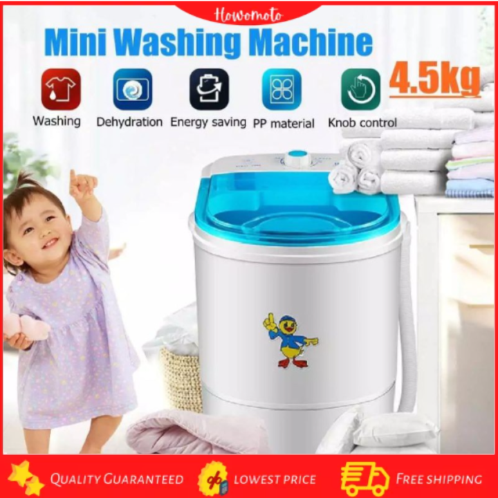 FREE LAUNDRY BEADS New Automatic mini portable Washing Machine Laundry ...