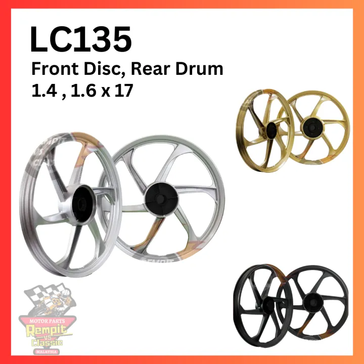 LC135 6 BATANG SPORT RIM ( 4 COLOURS ) | Lazada