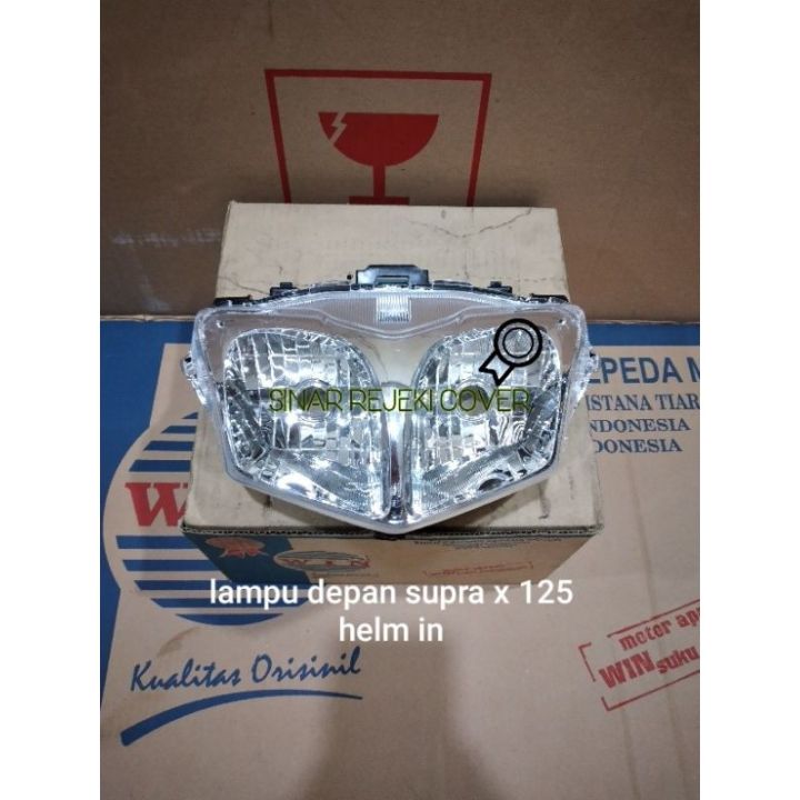 WIN - HEADLAMP SUPRA X 125 HELM IN/LAMPU DEPAN SUPRA X 125 HELM IN ...