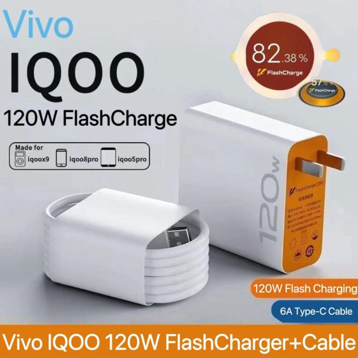 Đối với Vivo iQOO 120W FlashCharge Bộ sạc siêu flash Bộ chuyển đổi sạc nhanh 6A Cáp loại C cho ...