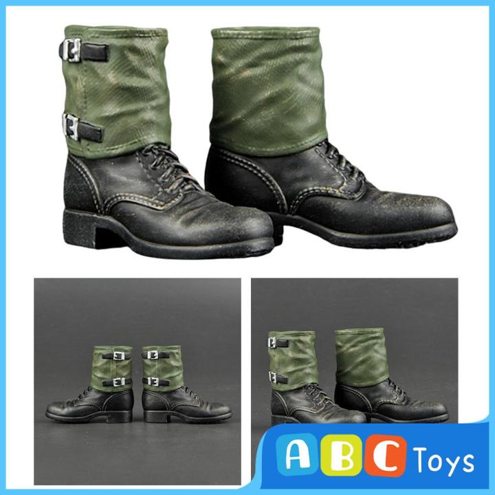 ABCToys 1/6 Scale Male WWII German Soldier Combat Boot Shoes for 12 ...
