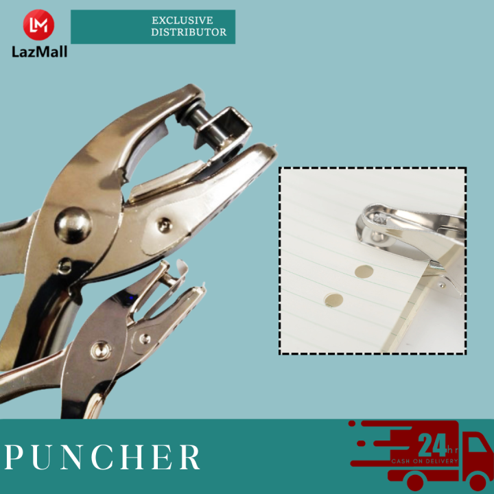 DL One Hole Puncher Single Round Shape Hole 6mm Silver Metal | Lazada PH