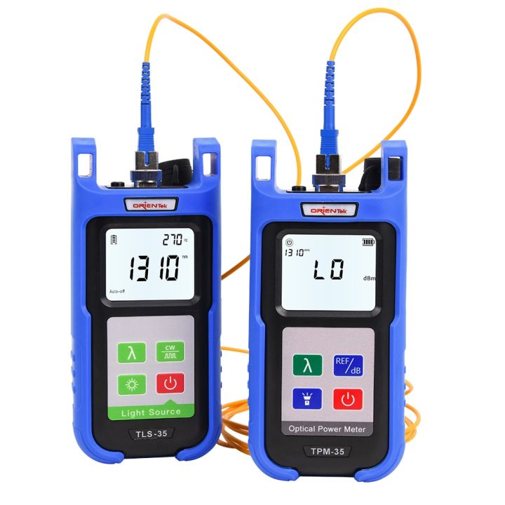Orientek TPM-35 Fiber Optic Power Meter TLS-35 Optical Light Source 850 ...