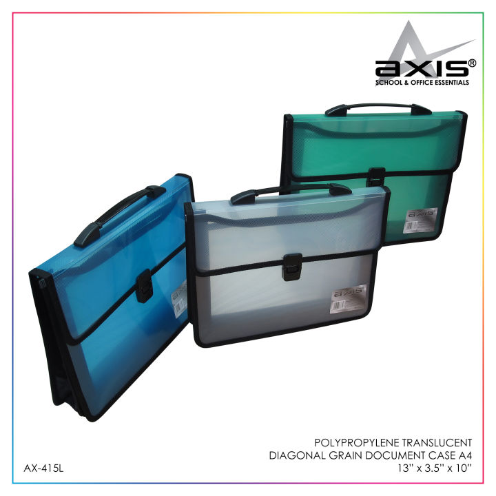 Expandable Translucent Diagonal Grain Document A4 Short File Folder ...