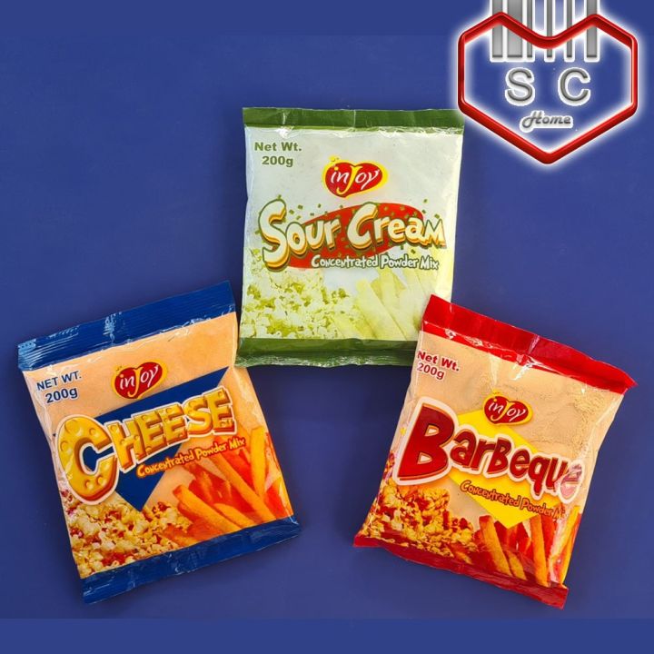 Injoy Concentrated Powder Mix 200g (Cheese, Barbeque, Sour Cream Flavor ...