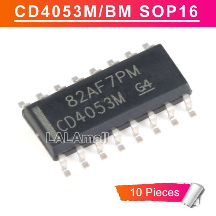 10pcs CD4053M CD4053BM SOP16 CD4053BM96 SOP-16 CD4053 SOP SMD CMOS ...