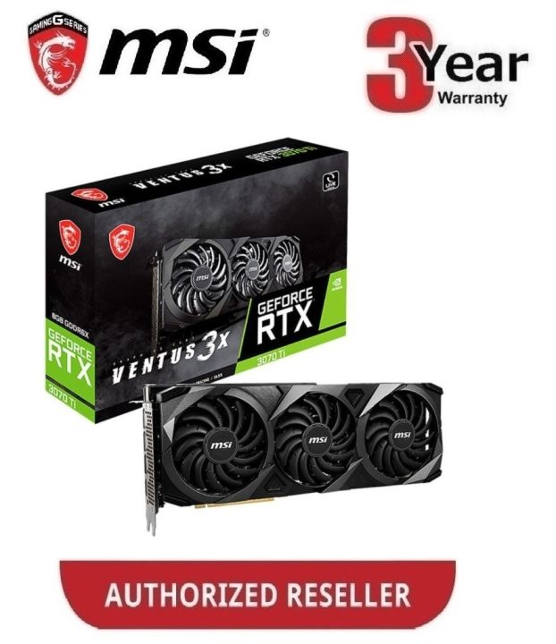 MSI Ventus RTX 3070 Ti 8GB GDDR6X OC RTX3070Ti Ventus 3X 8G OC | Lazada