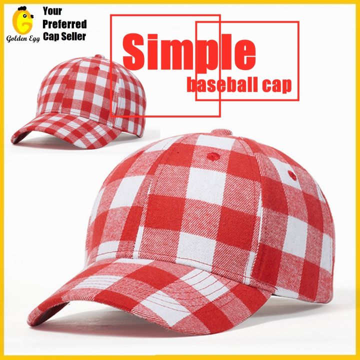 GEC Simple Plain Cap Blank Cap Red Cap Beseball Cap Sport Cap Fashion ...