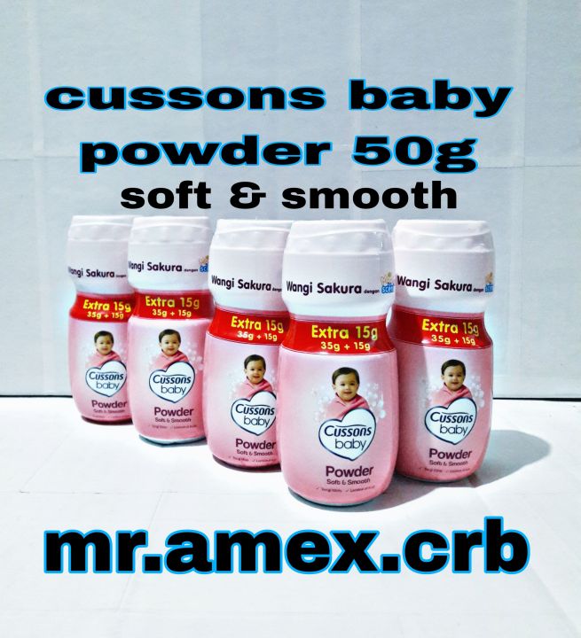 cussons baby powder ( pink 50 gram ) / soft & smooth | Lazada Indonesia