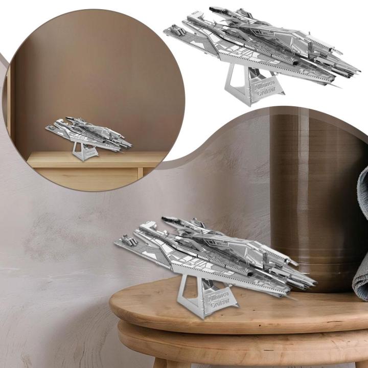 3d Metal Puzzle Mass Effect Multicolor Normandy Sr2 Alliance S Model ...