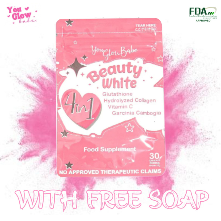 You Glow Babe Beauty White 4in1 Capsule | beauty white you glow babe/Glutathione Collagen ...