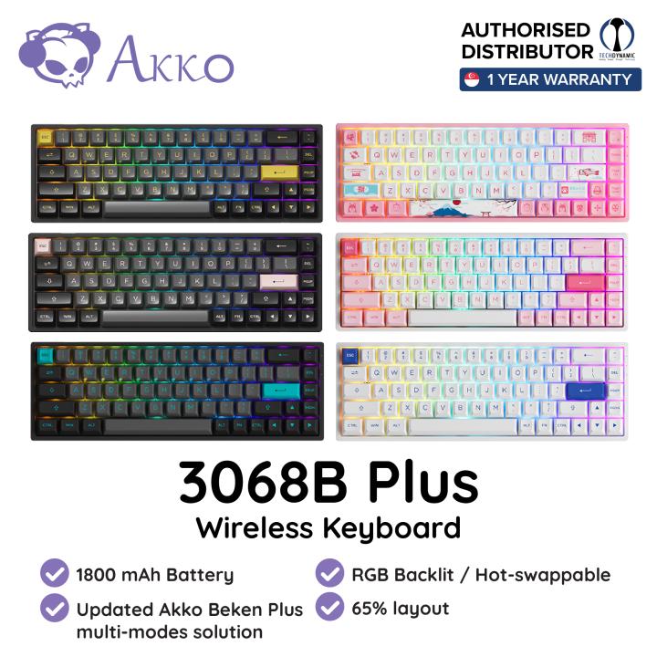 AKKO 3068B Plus Mechanical Keyboard [Multi-Mode / 3 Mode] | Lazada ...