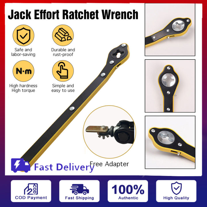 Universal Car Scissor Jack Car Labor-saving Wrench Jack Lifting ...