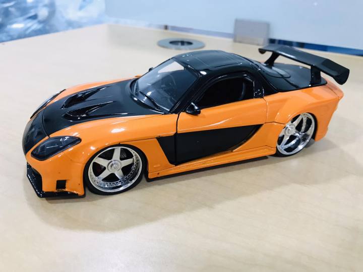 Jada HAN 1995 Mazda RX-7 Widebody Las Seen In Tokyo Drift 1:24 Diecast Figure #33174 ไม่มีกล่อง ...