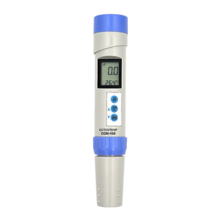 Professional COM-100 EC Analyzer TDS Meter Temp Tester with Automatic ...