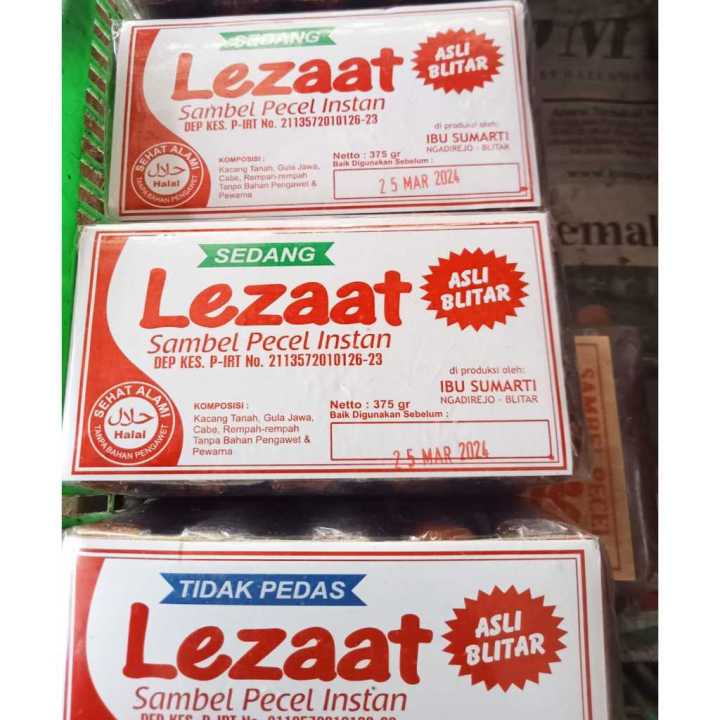 Sambel Pecel Instan Lezzat Dan Gurih Khas Blitar | Lazada Indonesia
