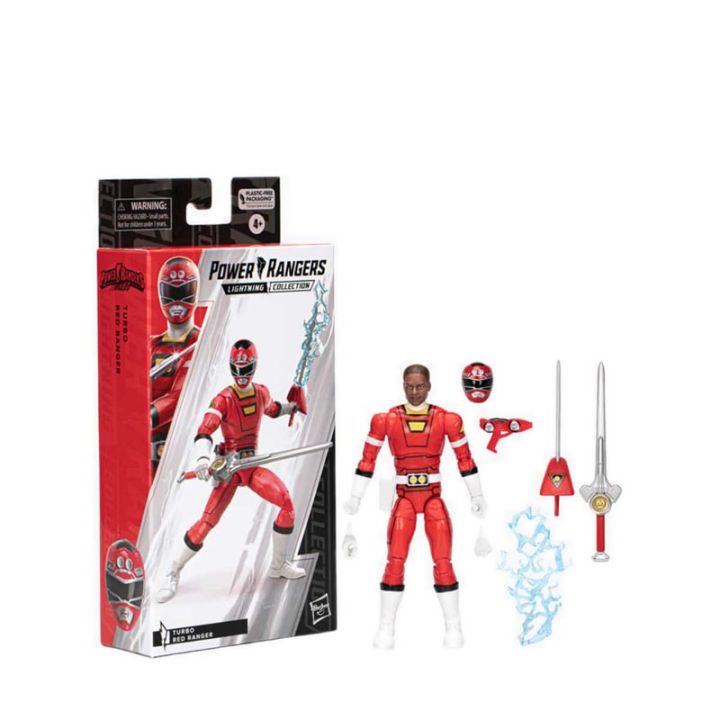 Power Rangers Lightning Collection Turbo Red Ranger Figure - HPRF8211 ...