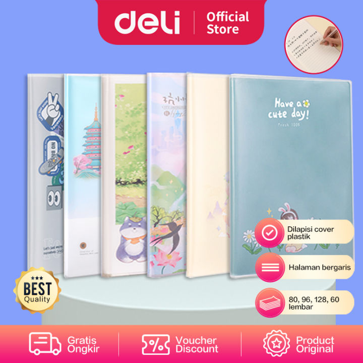 Deli PVC Cover Notebook / Buku Catatan Agenda B5 Cover Plastik Lucu ...