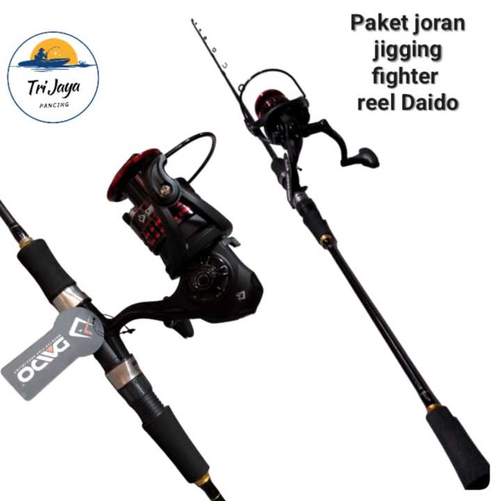 PAKET JORAN LAUT KUAT KAKU + REEL 6000 || JORAN JIGGING AJIRO FIGHTER | Lazada Indonesia