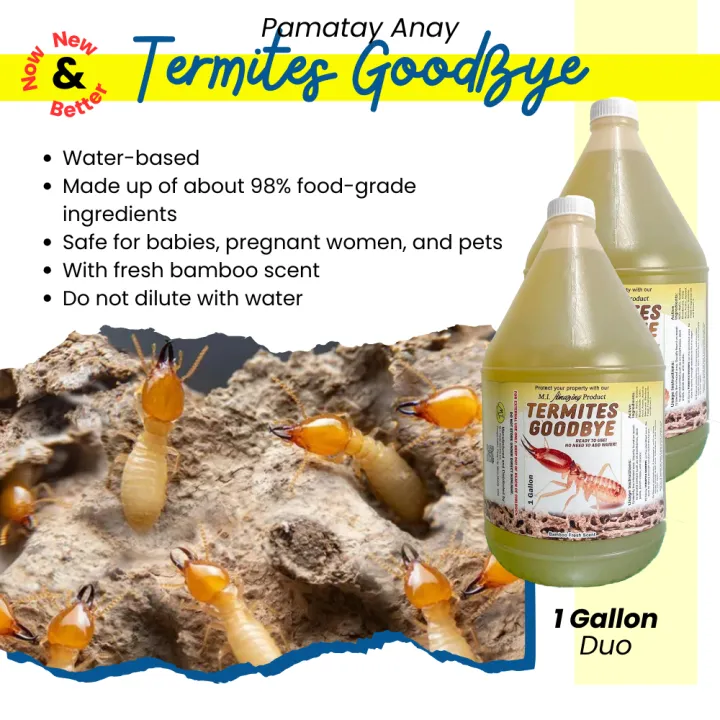 1 Gallon DUO Termites GoodBye // pamatay anay // termite killer | Lazada PH