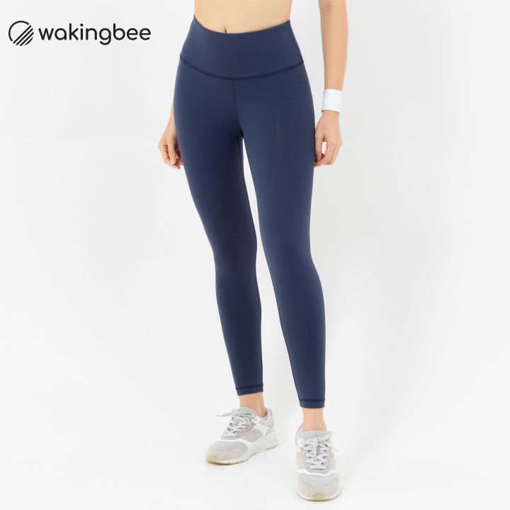 Wakingbee WB Leggings (Navy) เลกกิ้งออกกำลังกาย รุ่นขายดีที่สุด ผ้านุ่มพิเศษ ใส่สบาย ยืดหยุ่น ...