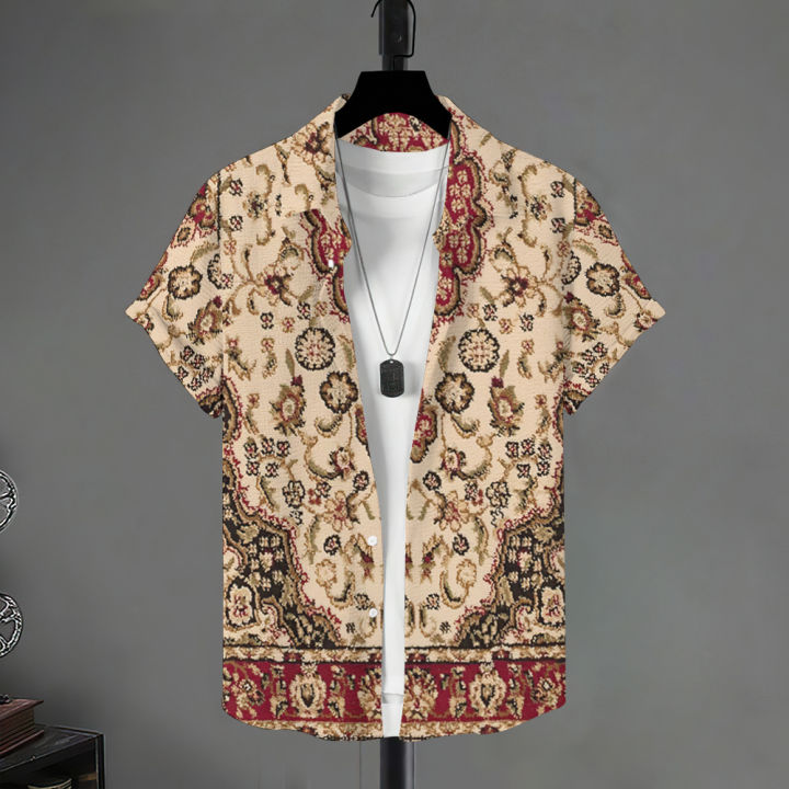 Barong Tagalog For Men Modern Casual Shirt Vintage Ethnic Men's Shirt ...