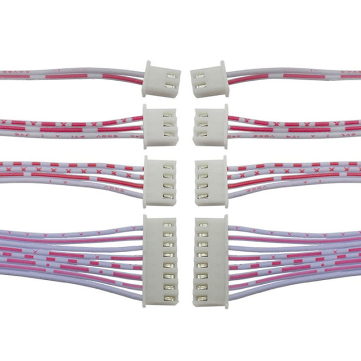 Now Miss red and white flat cable XH2.54 terminal electronic wire JST double-headed connection ...