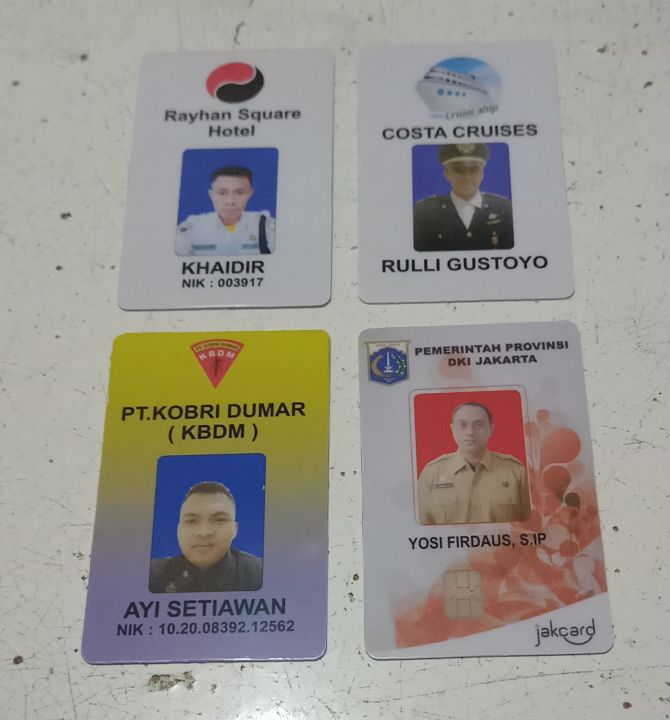 Kartu Id Card ( plus desain ) | Lazada Indonesia