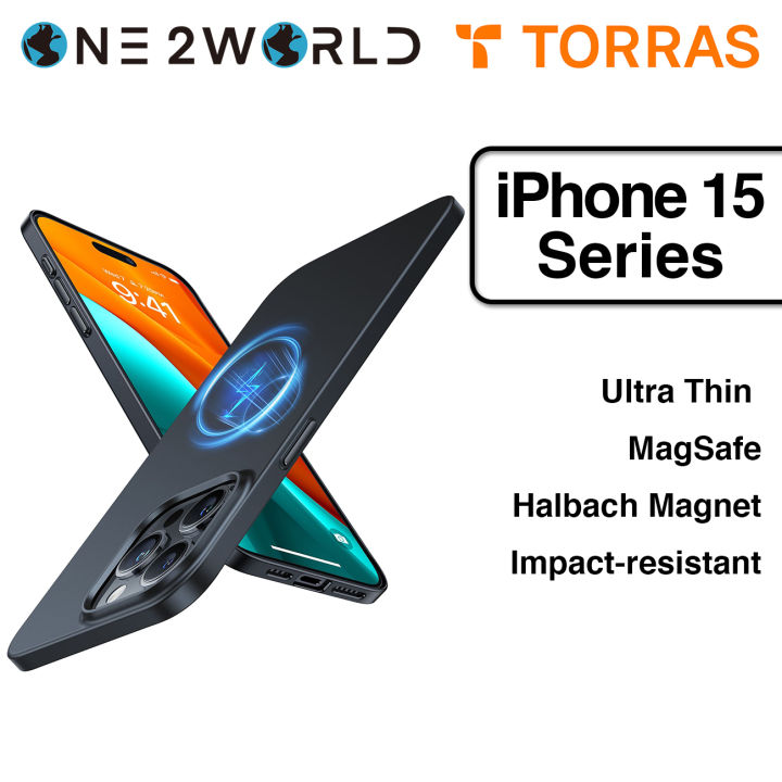 TORRAS OriginFit Magnetic Slim Fit Designed for iPhone 15 Pro Max Case ...