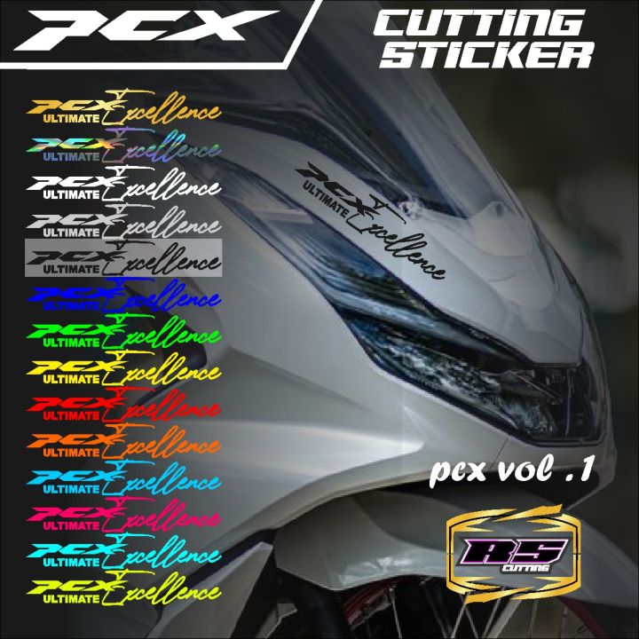 Cutting Sticker PCX - Stiker Lis Variasi Motor Honda PCX Exceed ...