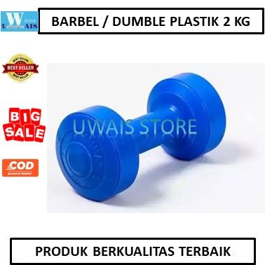 Barbel / Dumble Plastik 2 KG barbel original | Lazada Indonesia