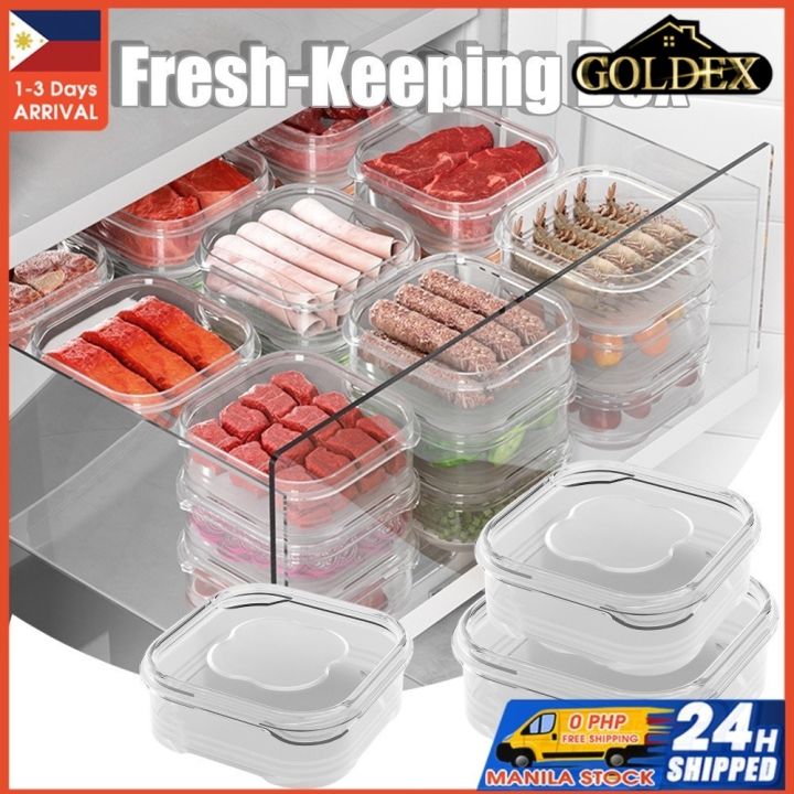 Goldex Frozen Meat Fruit Sealed Box / Kitchen Onion Ginger Container ...
