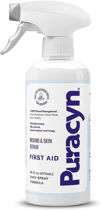 Puracyn Plus First Aid Wound and Skin Cleanser for Cuts, Insect Bites ...