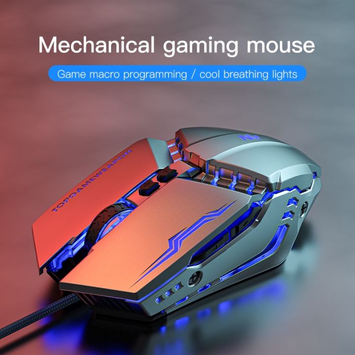 Niye Mechanical Gaming Mouse Wired Gaming Mouse RGB Glowing LED ...