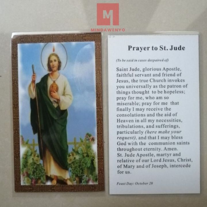 Saint Jude Thaddeus Prayer 100pcs for Hope and Healing | Miraculous ...