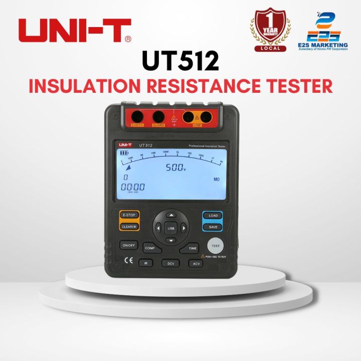 UNI-T Insulation Resistance Tester UT-512 Insulation Resistance Tester ...