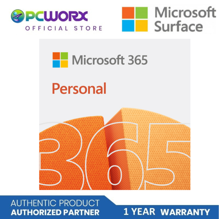 Microsoft QQ2-01398 M365 Personal English APAC EM Subscr 1YR Medialess ...