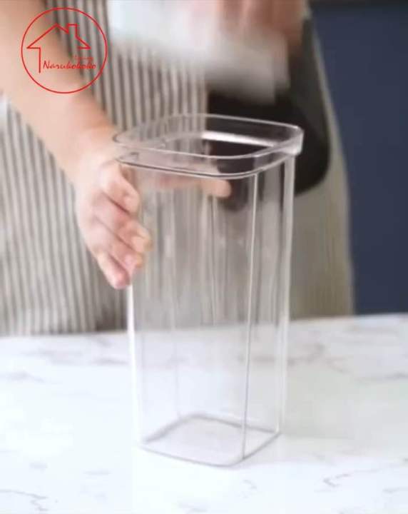 High Quality Airtight Dry Food Container Jar Canister Transparent ...