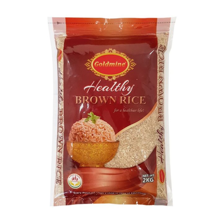 Goldmine Healthy Brown Rice 2KG # | Lazada PH