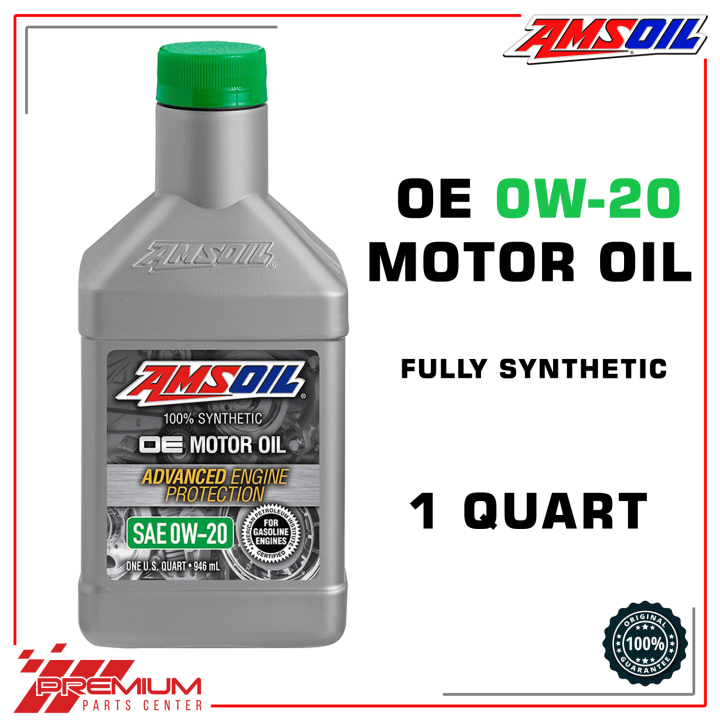 AMSOIL OE 0W-20 Synthetic Motor Oil 1 Quart | Lazada PH