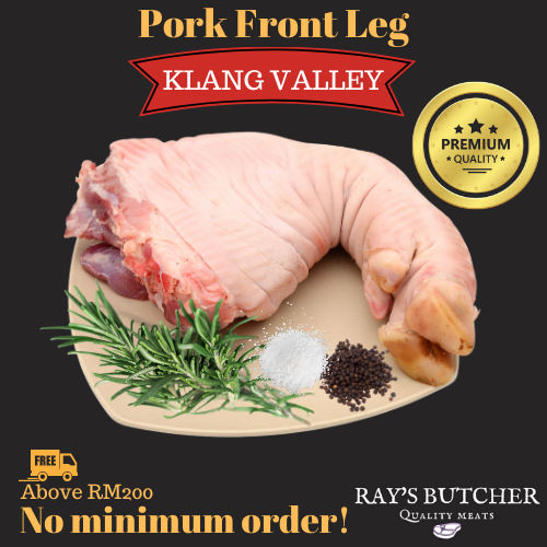 Fresh Pork Front Leg 猪手! 0.9kg/1.8kg [Ray's Butcher Pork] (Klang Valley ...