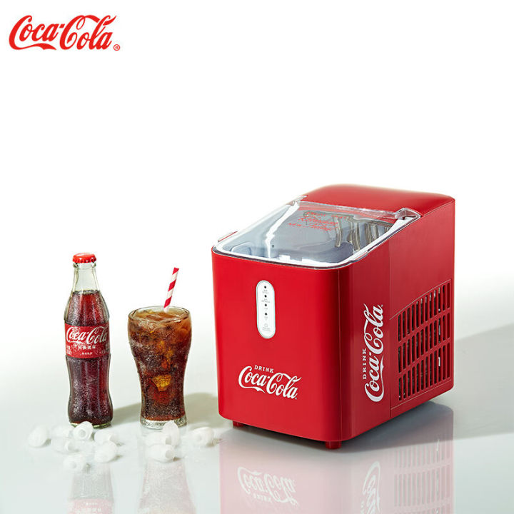 Coca Cola Portable Ice Maker Machine Automatic Household Mini Fast Tray ...