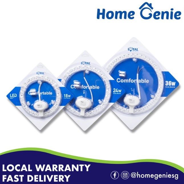 Loyal LED Light Source Circle Module 18W 24W 36W 48W | Lazada Singapore