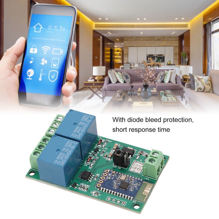 Relay Board 10 Meters Trasmission Distance Light Indicator Relay Module ...